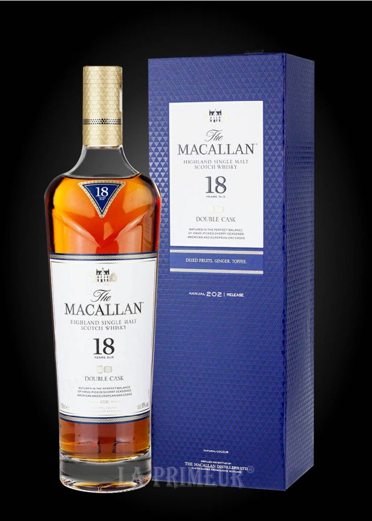 The Macallan 18 YO Double Cask Single Malt Whisky - La Primeur